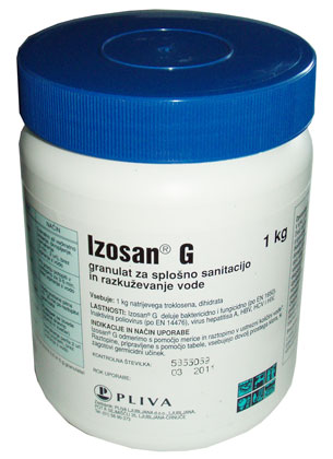 Dezinfekcijsko čistilo Izosan 1kg | Makom