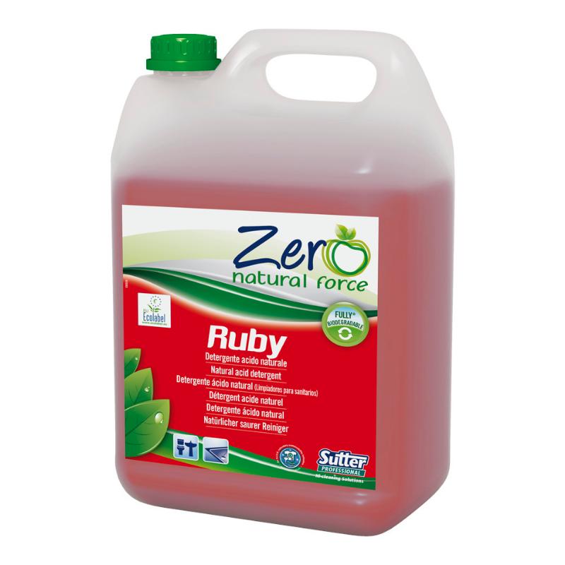 Visoko koncentrirano čistilo za sanitarije Ruby Easy ZERO ECOLABEL, 5 L ...